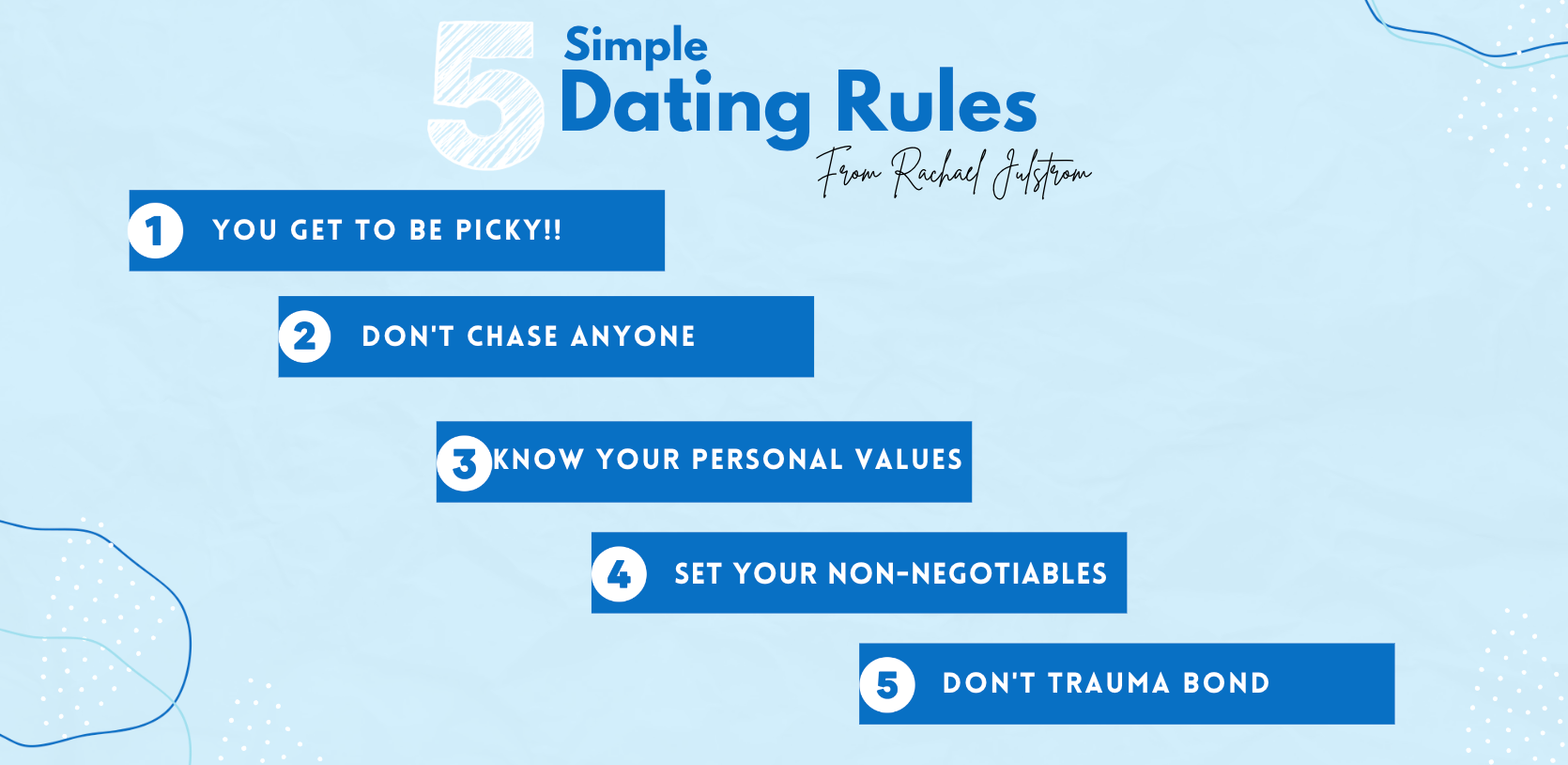 5 Simple Dating Rules – Middle Path Counseling MO
